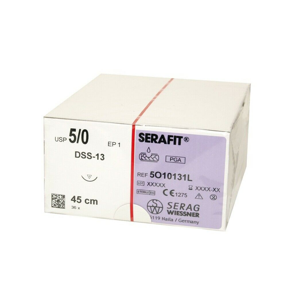 Serafit 6/0 DSS-10 50cm, 24kpl, väritön 24 x 1 kpl — FI2